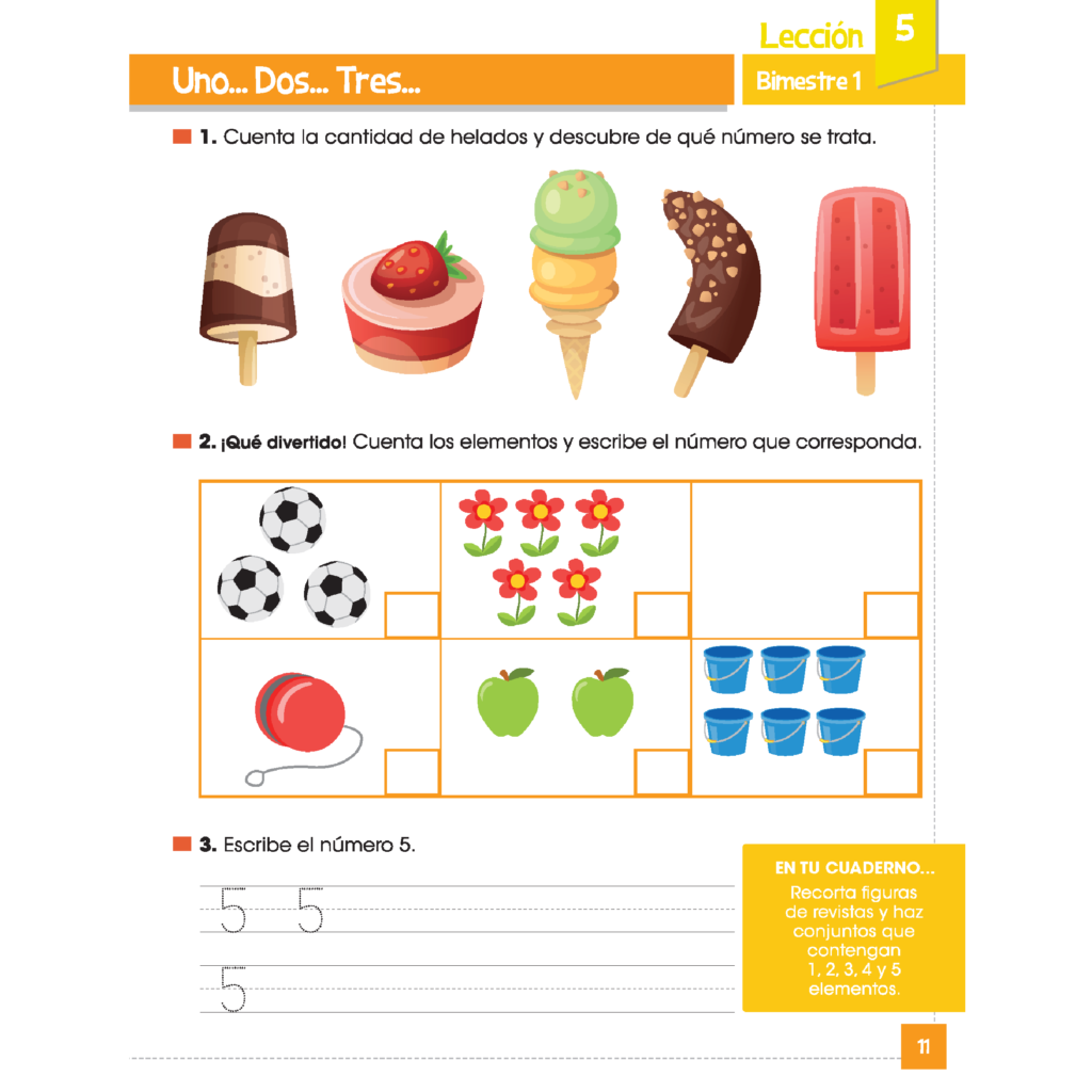 Asi son los números 1 – Sistema Educativo LAM